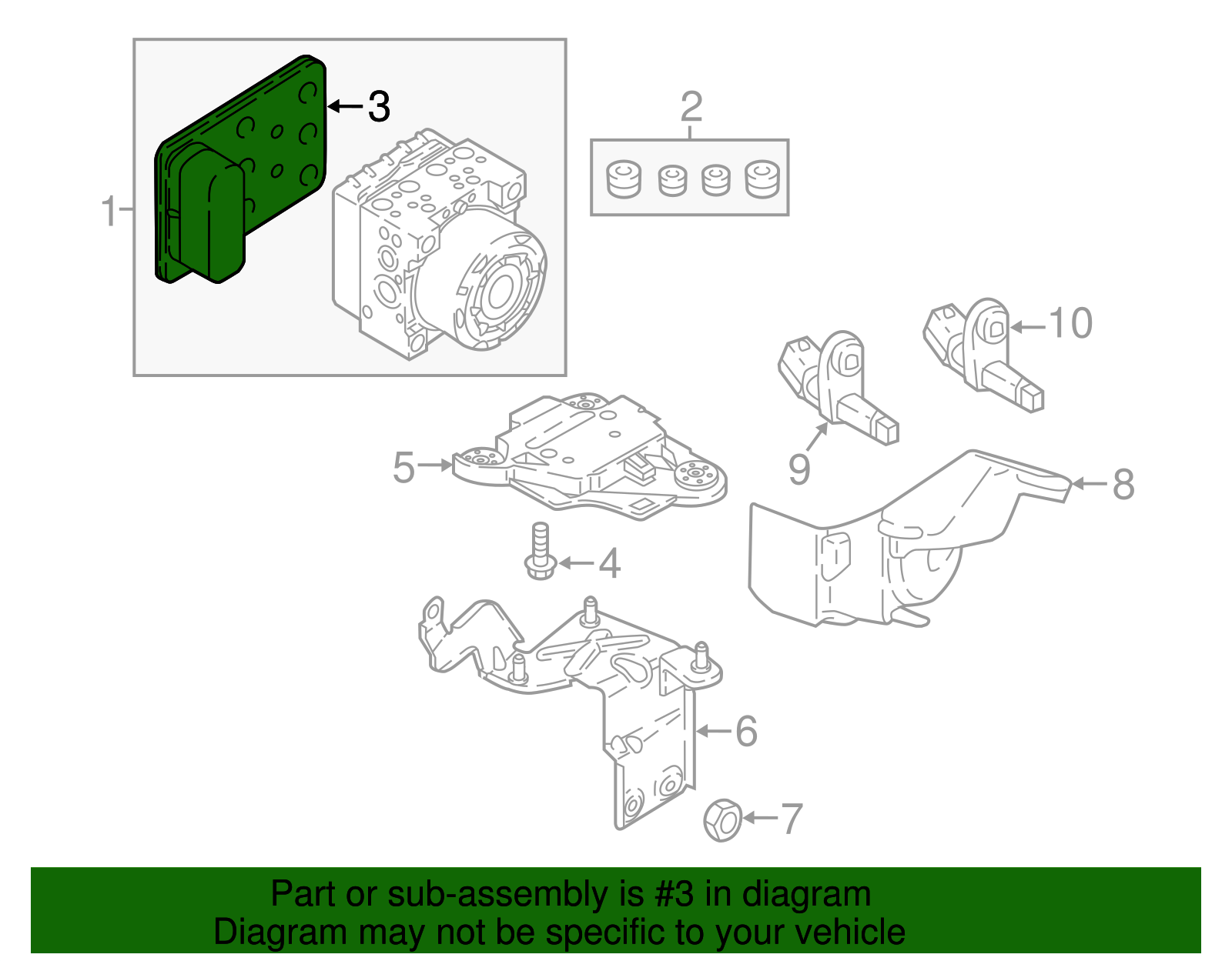5Q0-907-379-GB-REP - ABS Control Module 2020-2025 Volkswagen ...