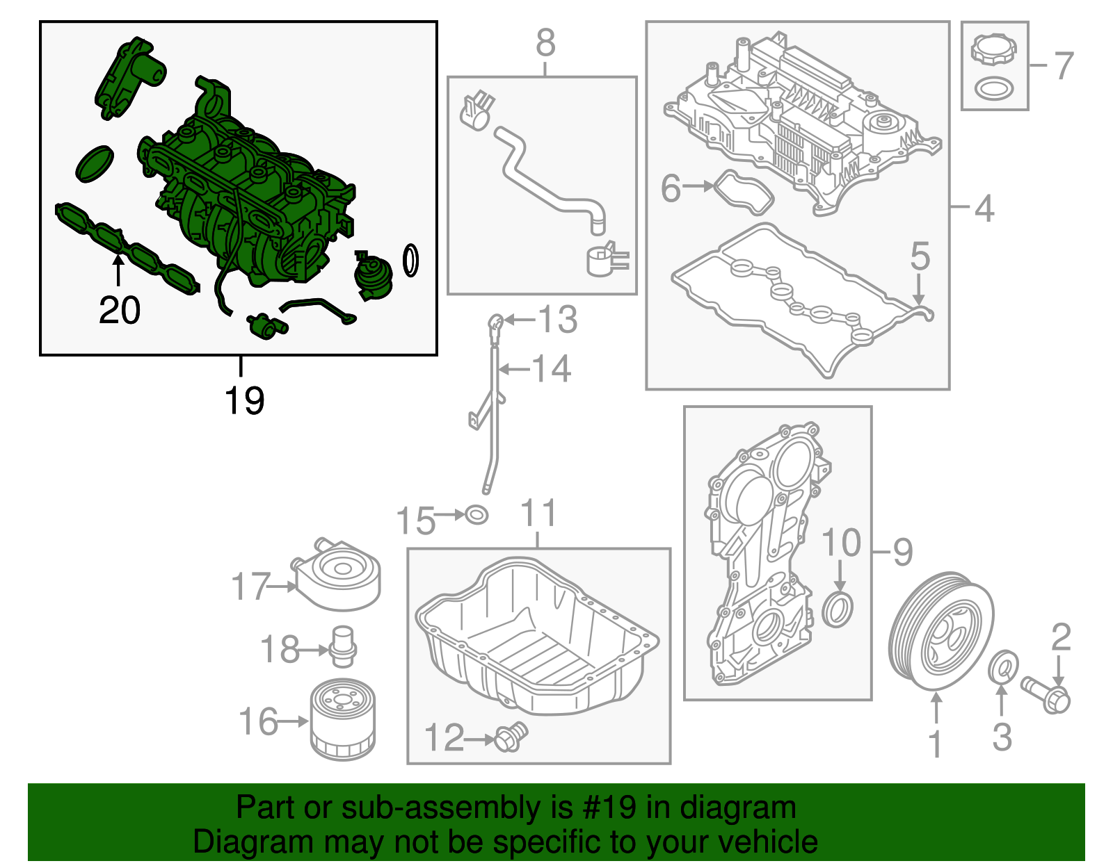 2015-2020 Hyundai Intake Manifold 28310-2GTA1 | OEM Parts Online