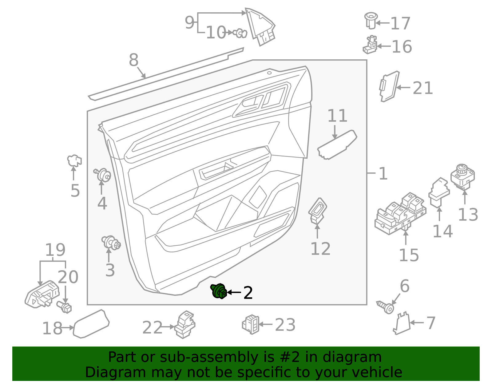 2012-2025 Volkswagen Door Trim Panel Retainer Clip 3AA-868-243-A | VW ...
