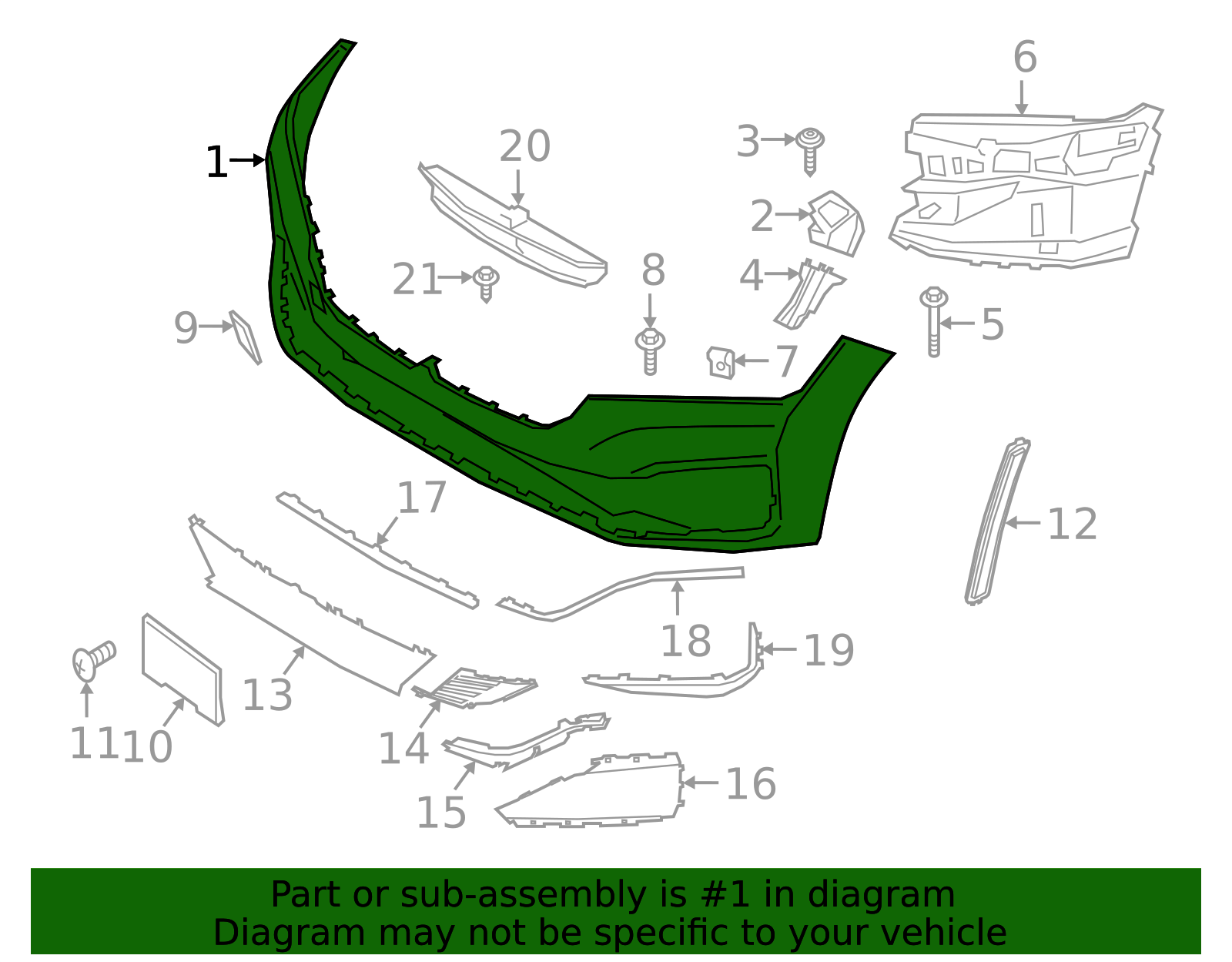 51119466573 - 2020-2022 BMW Bumper Cover (51-11-9-466-573) | BMW of ...