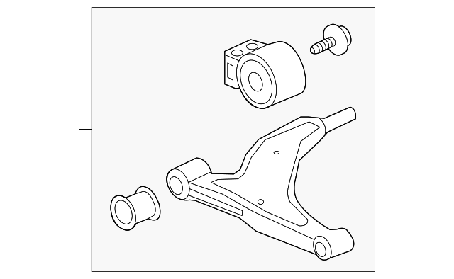 2014-2019 Cadillac XTS Front Passenger Side Lower Control Arm 84008851 ...