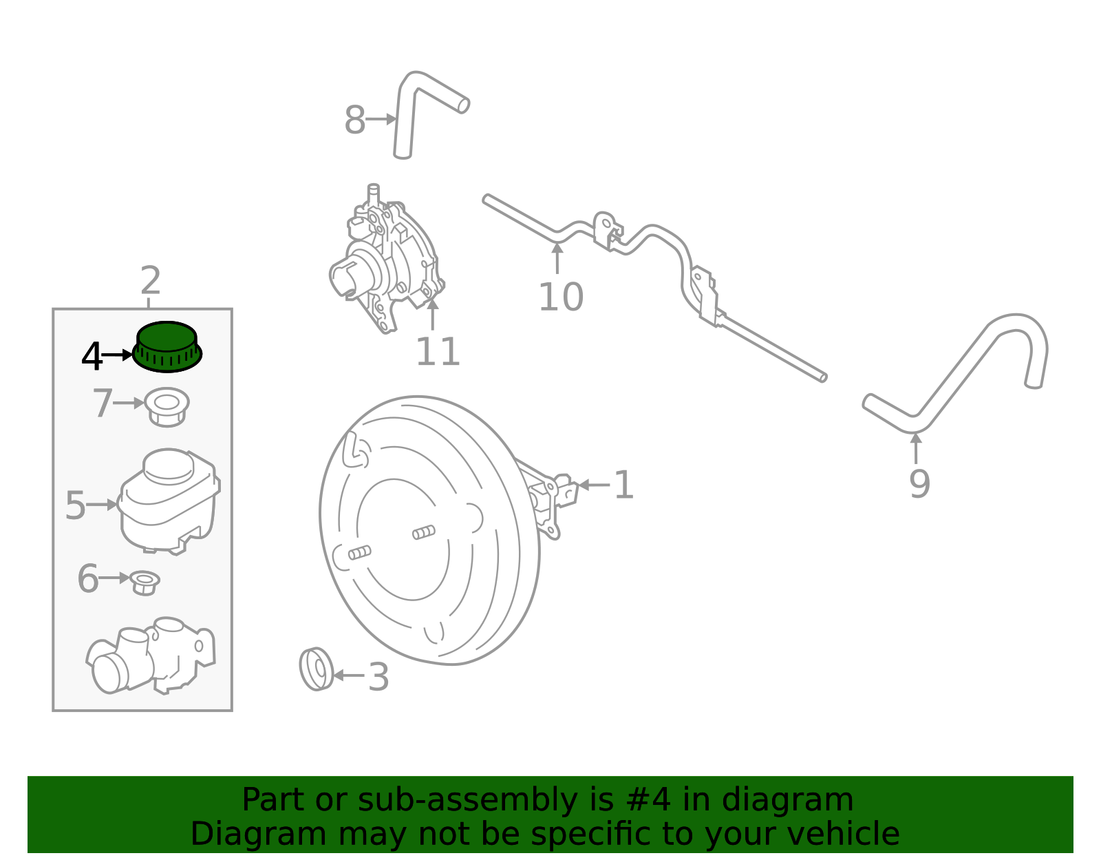 SU003-10494 - Reservoir Cap Toyota San Diego Parts