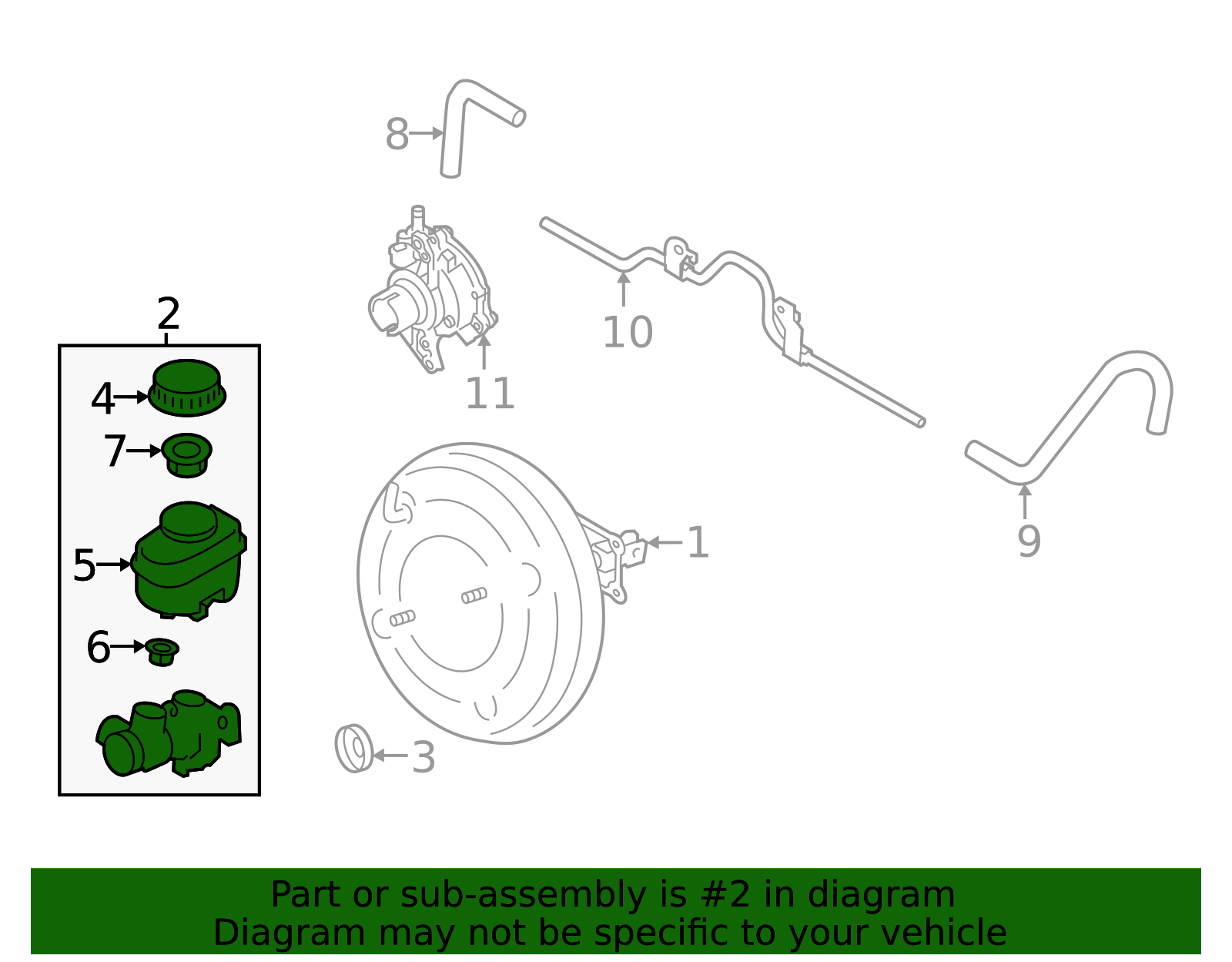 Master Cylinder SU003-09708 | Toyota Parts Center