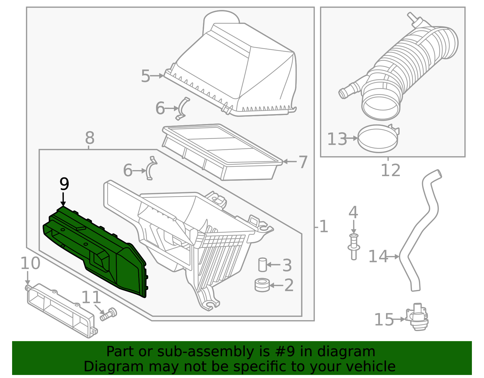 2022-2025 Hyundai Elantra N Intake Duct 28212-IB050 | MotorMotor