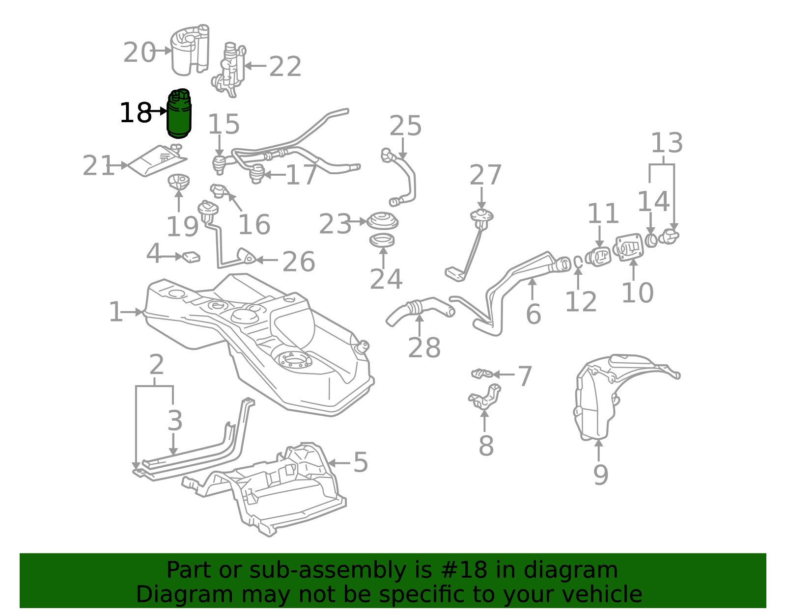 23221-70360 - High-Quality Electric Fuel Pump for 2001-2005 Lexus GS300 ...