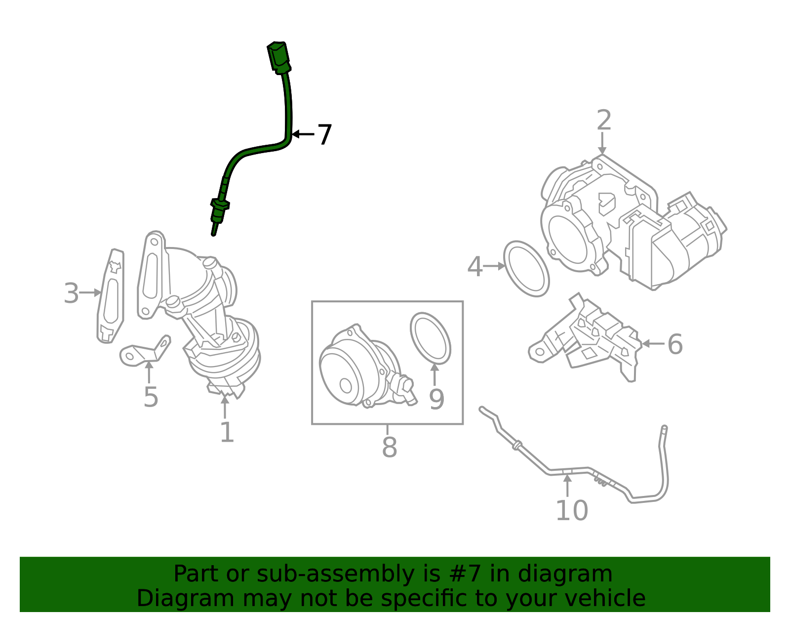 13627811913 - Temp Sensor (13-62-7-811-913) | BMW of South Atlanta Parts