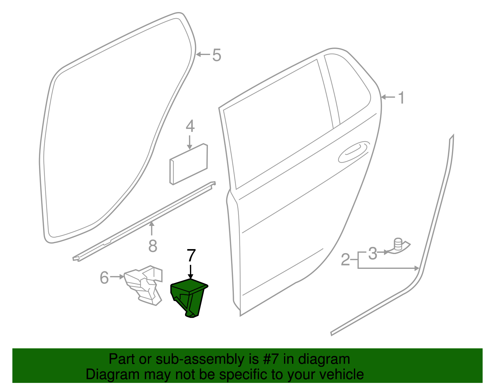 2015-2021 Volkswagen Deform Element 5GM-868-691-A | VW Direct Auto Parts