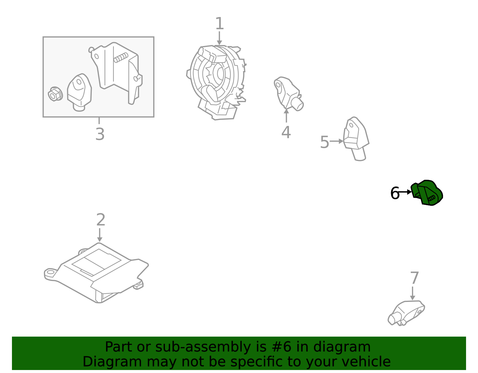 2013-2016 Scion FR-S Impact Sensor SU003-03420 | MotorMotor