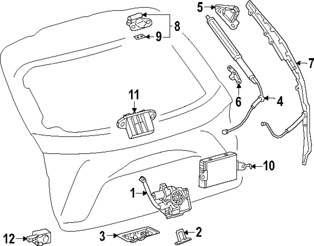 84270-0E110 - 2023-2024 Lexus - Pinch Sensor | My L Parts