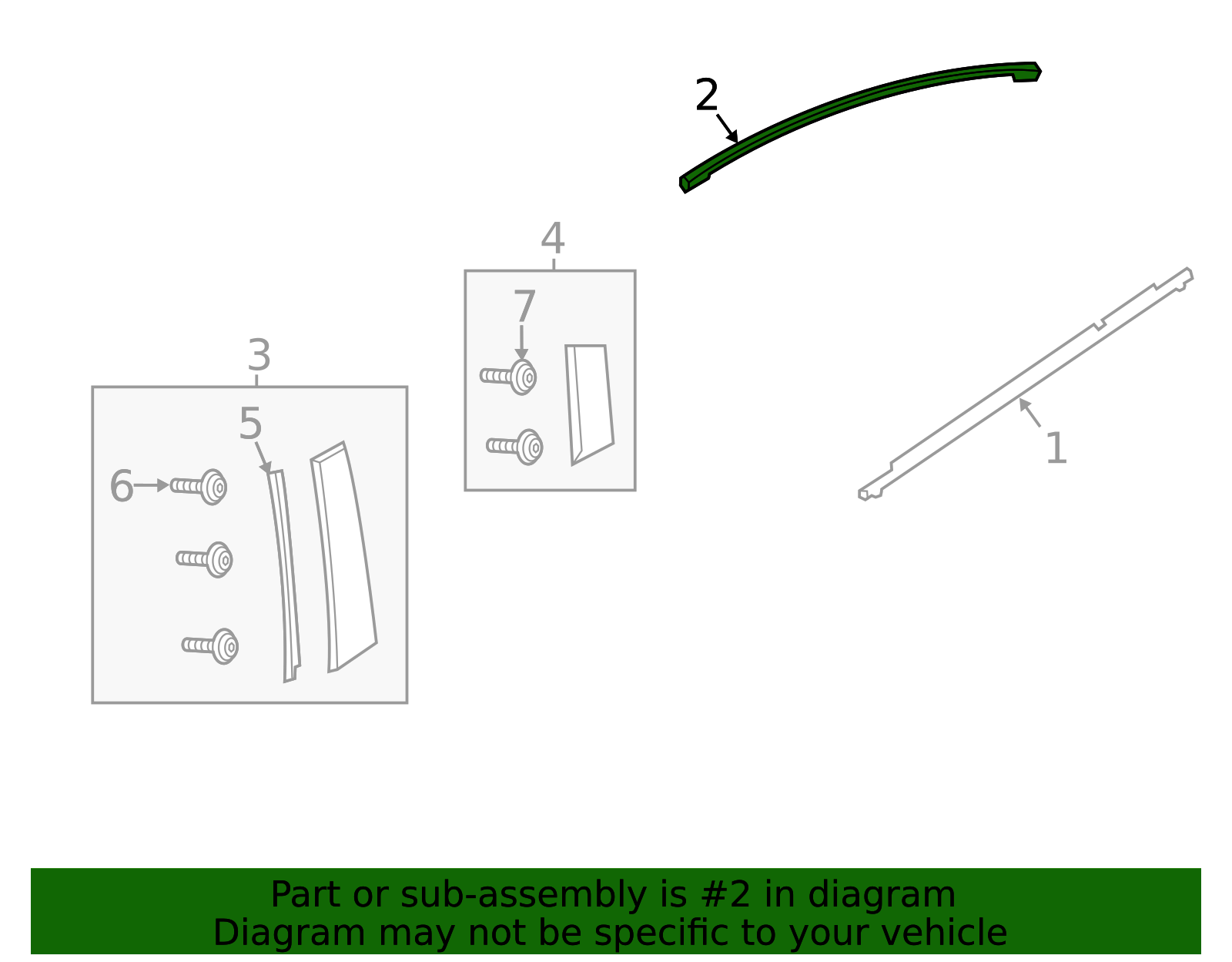 GBEF-50-995D - Frame Molding 2018-2021 Mazda 6 | Florida Mazda Parts