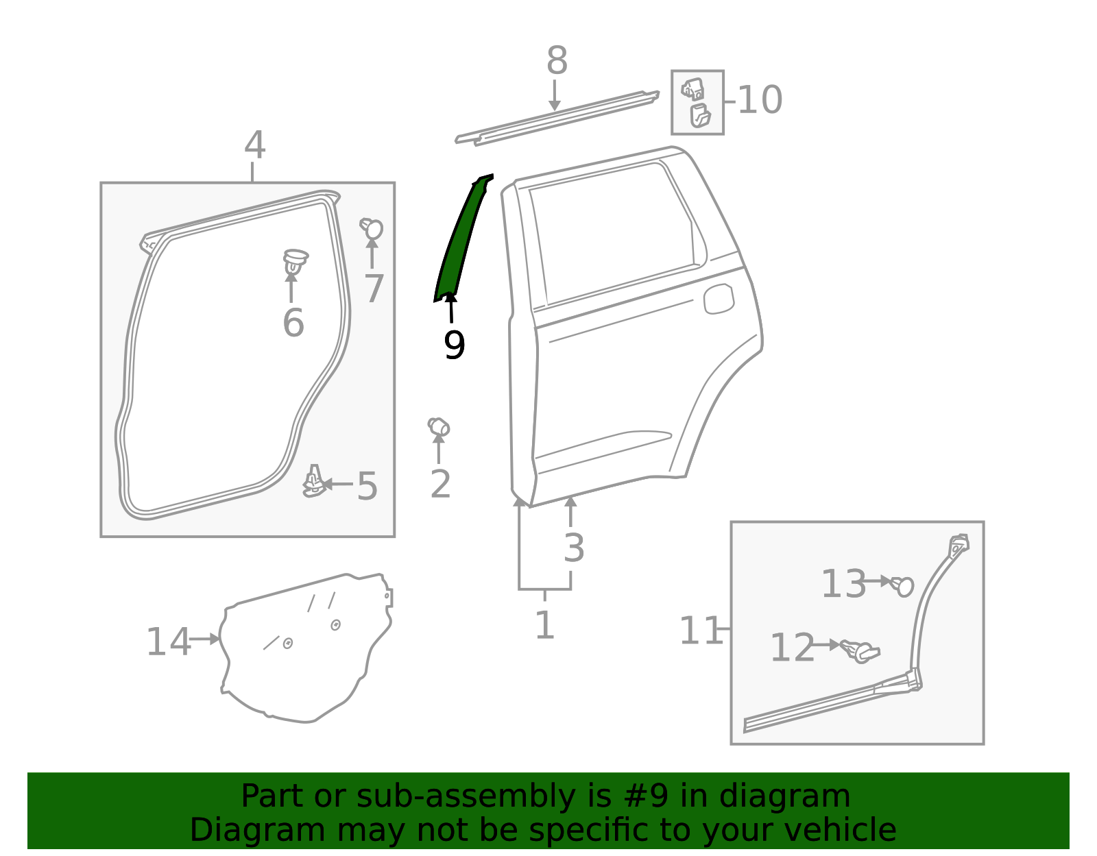 Genuine Official Toyota Black Out Tape part# 75923-0C020 for 2007-2022 ...