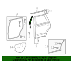 Genuine Official Toyota Black Out Tape part# 75923-0C020 for 2007-2022 ...