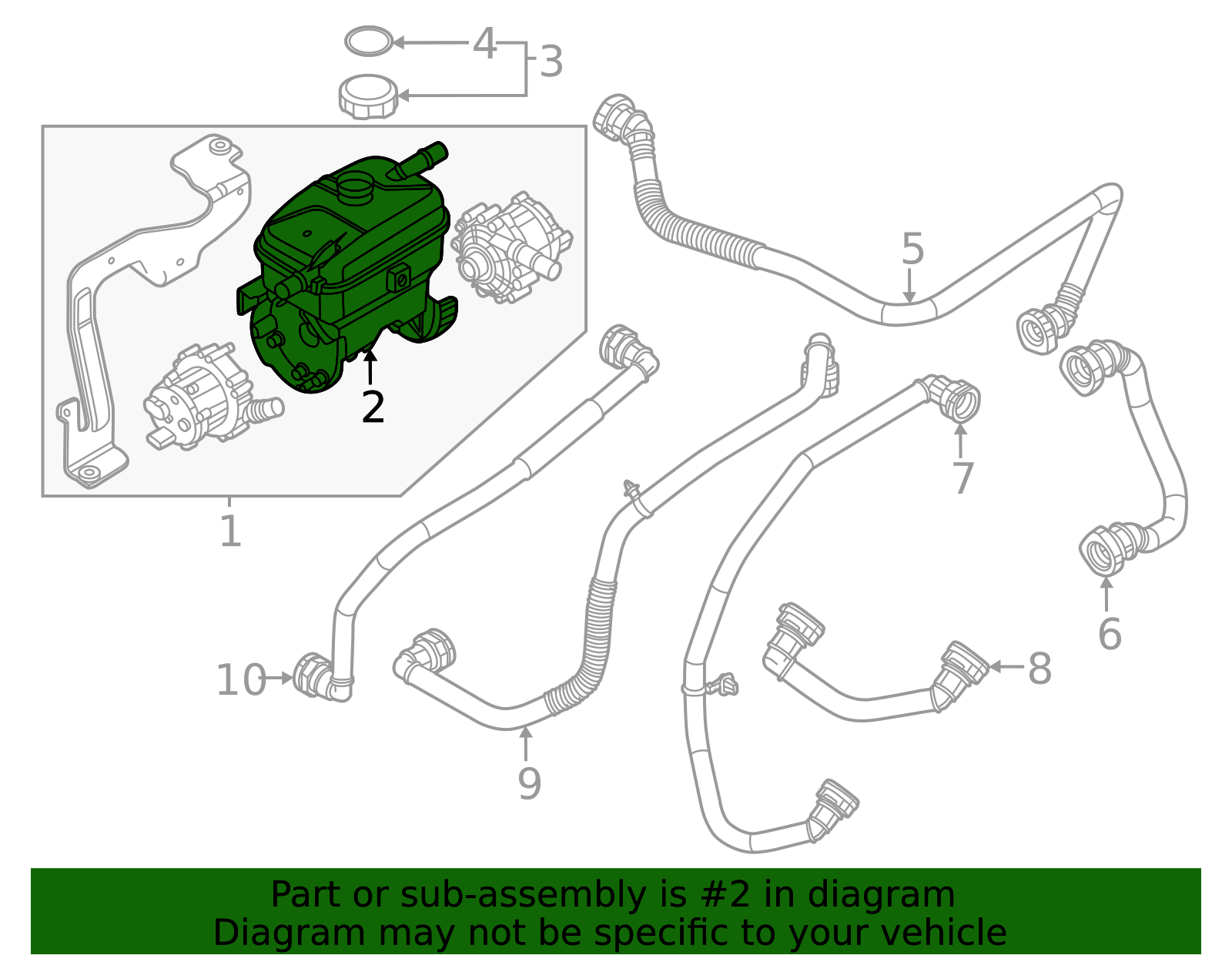 25430-AO000 - Reservoir Tank 2023-2025 Kia Niro EV | Kia.Parts Store