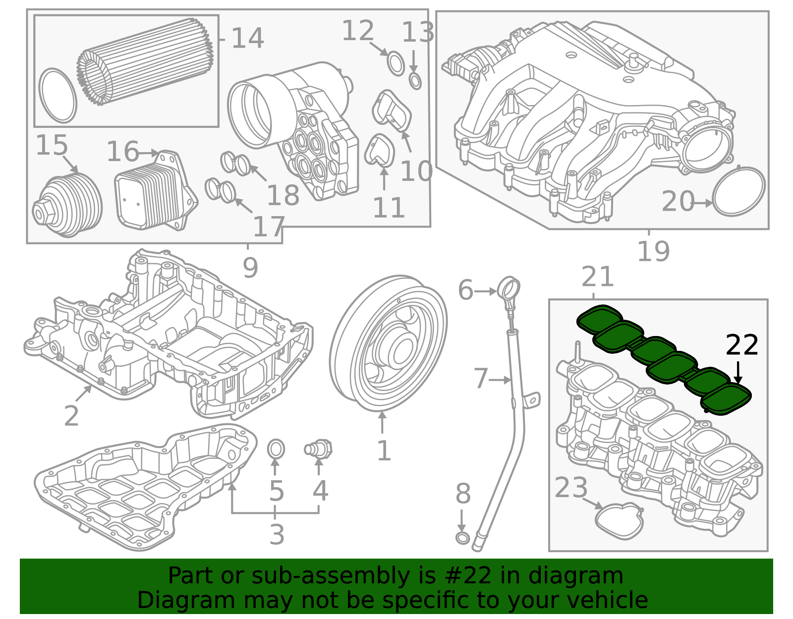 29215-3N350 - Plenum Gasket 2022-2026 Kia Carnival | Kia.Parts Store