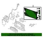 2014-2022 Mitsubishi Condenser 7812A394 | Mitsubishi Parts Warehouse ...