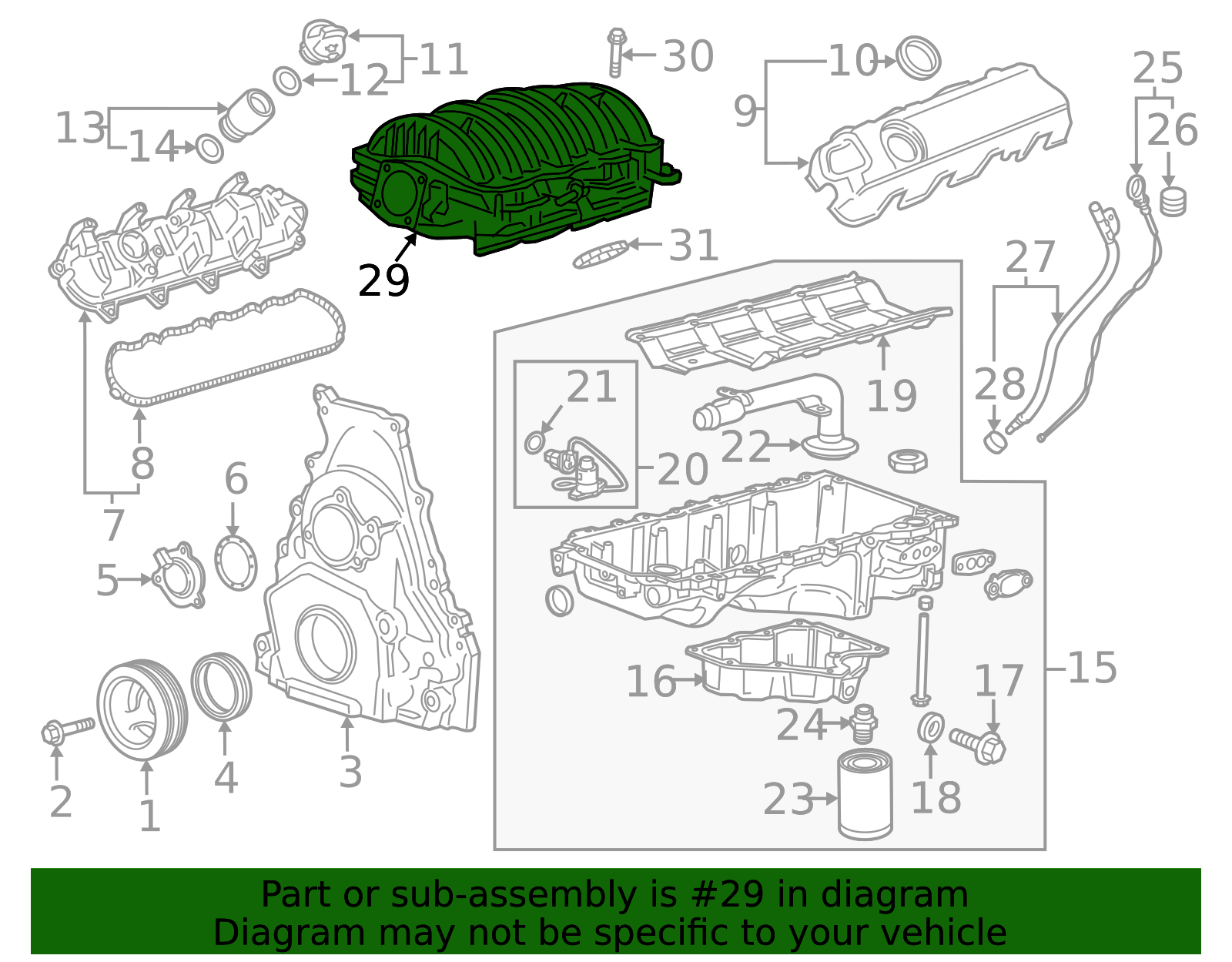 2016-2018 GM Intake Manifold Assembly 12654946 | Payne Weslaco Motors ...