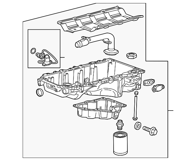 2014-2020 GM (Replaces 12707241) Oil Pan 12684605 GM | GMPartsDirect.com
