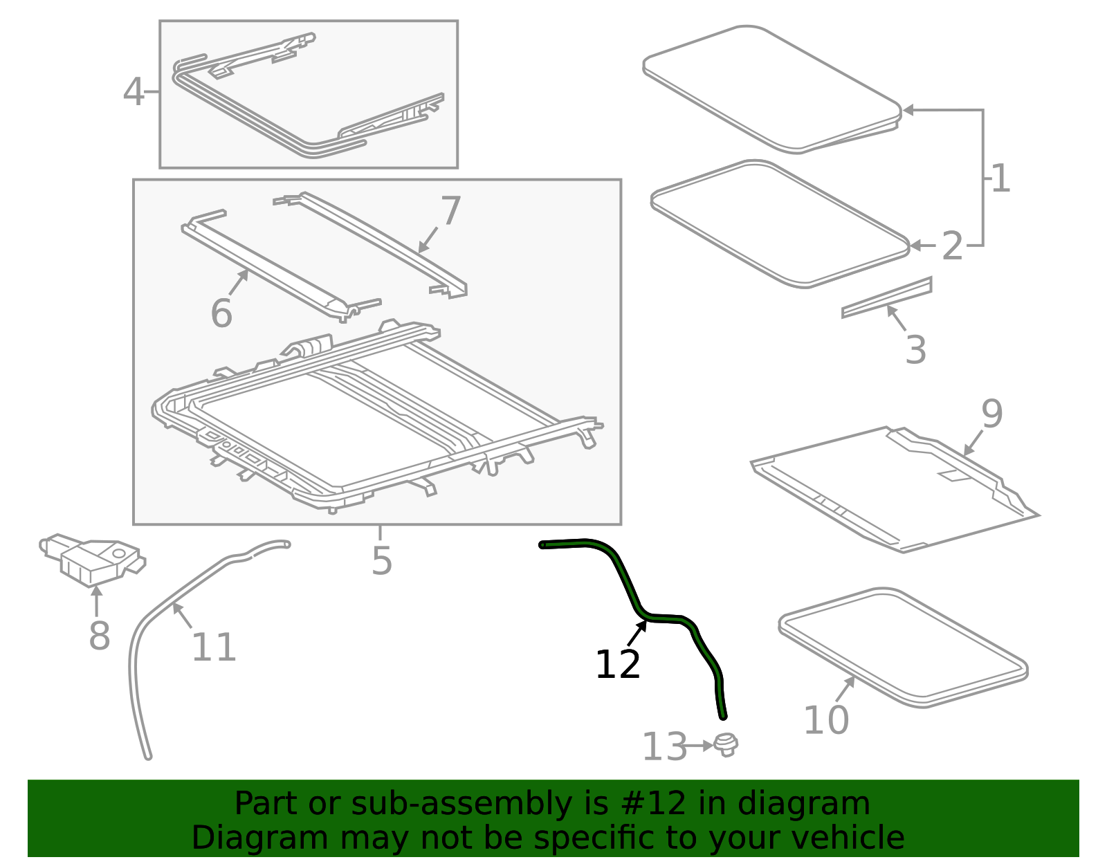 2013-2015 Toyota RAV4 2013-2015 Toyota RAV4 - Drain Hose 63247-0R010 ...