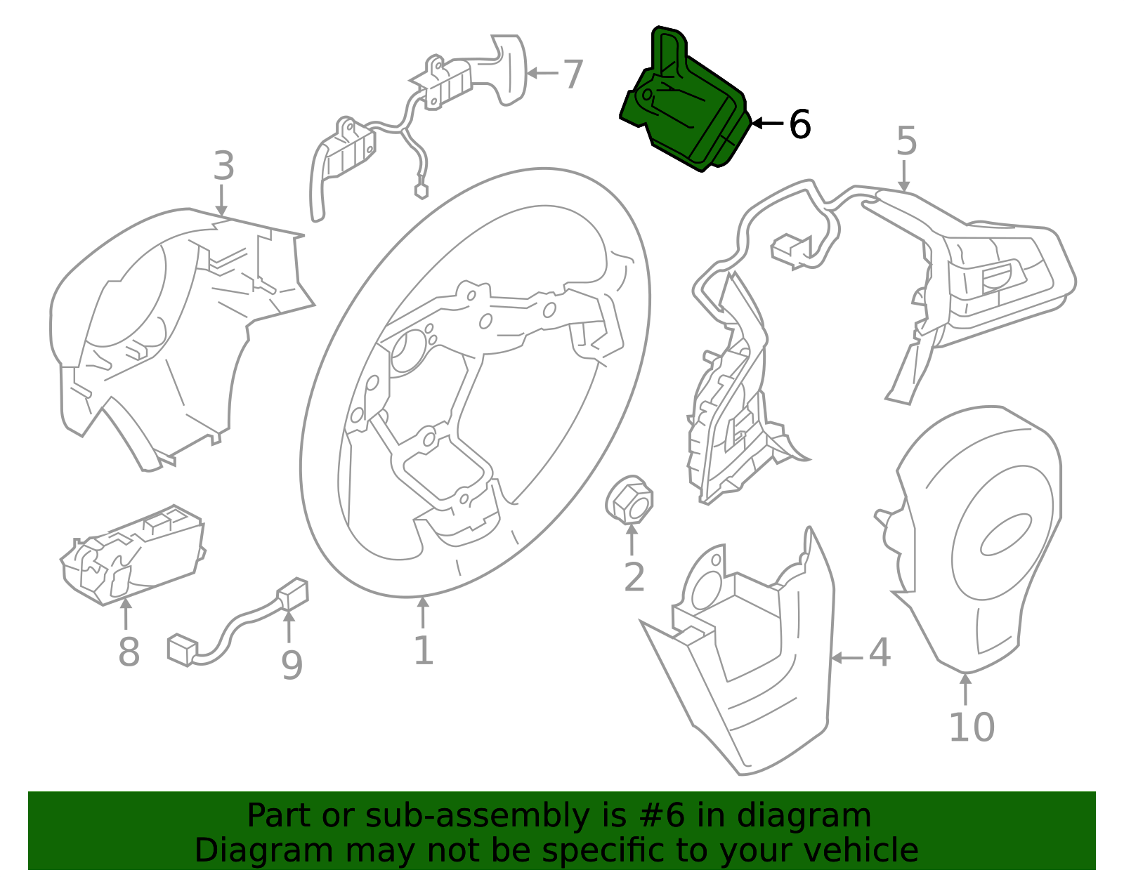 2025 Subaru Forester Heat Switch 83158SL000 | QuirkParts