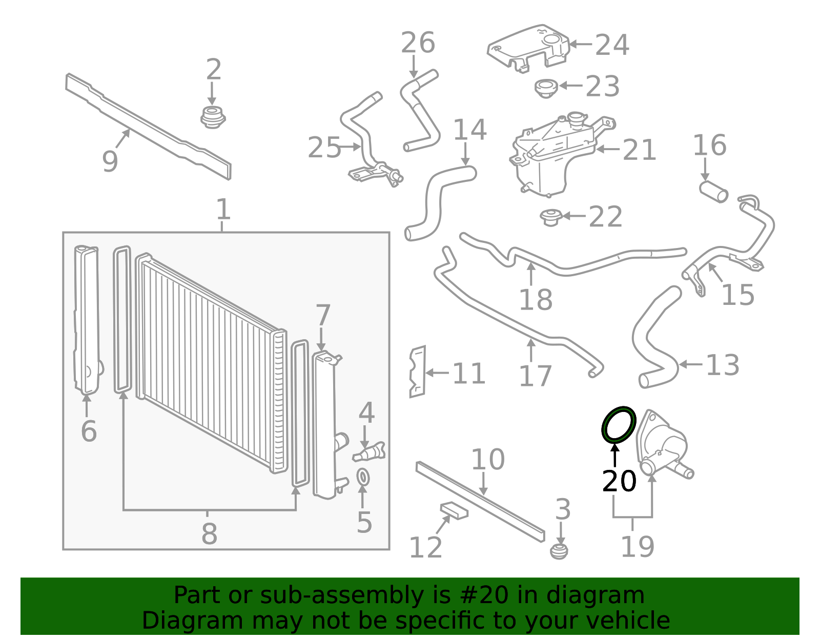 16326-37020 - Water Inlet Seal 2011-2017 Lexus CT200h | Lexus of ...