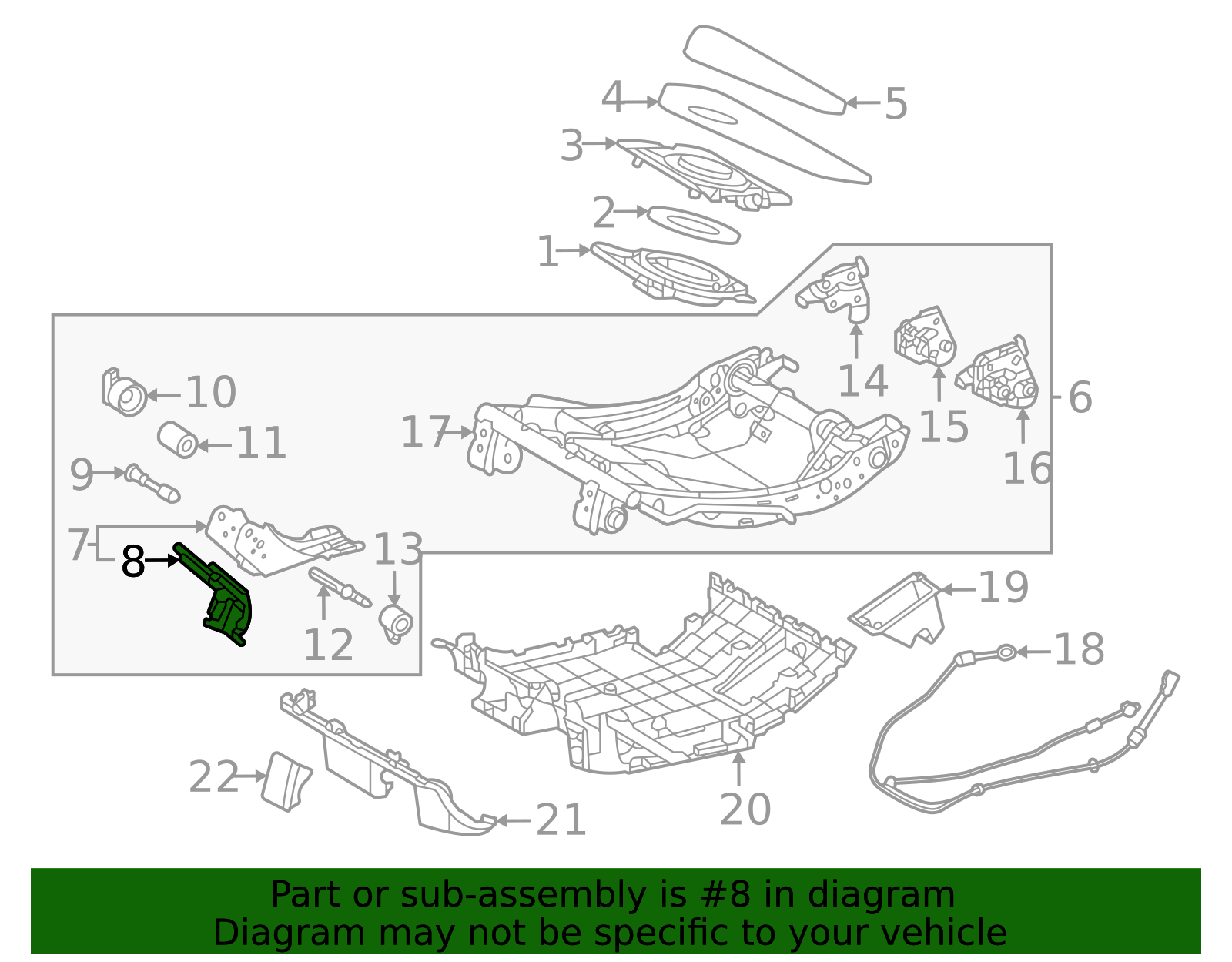 79004-0C100 - High-Quality Seat Hinge Bracket for AutoNation Parts