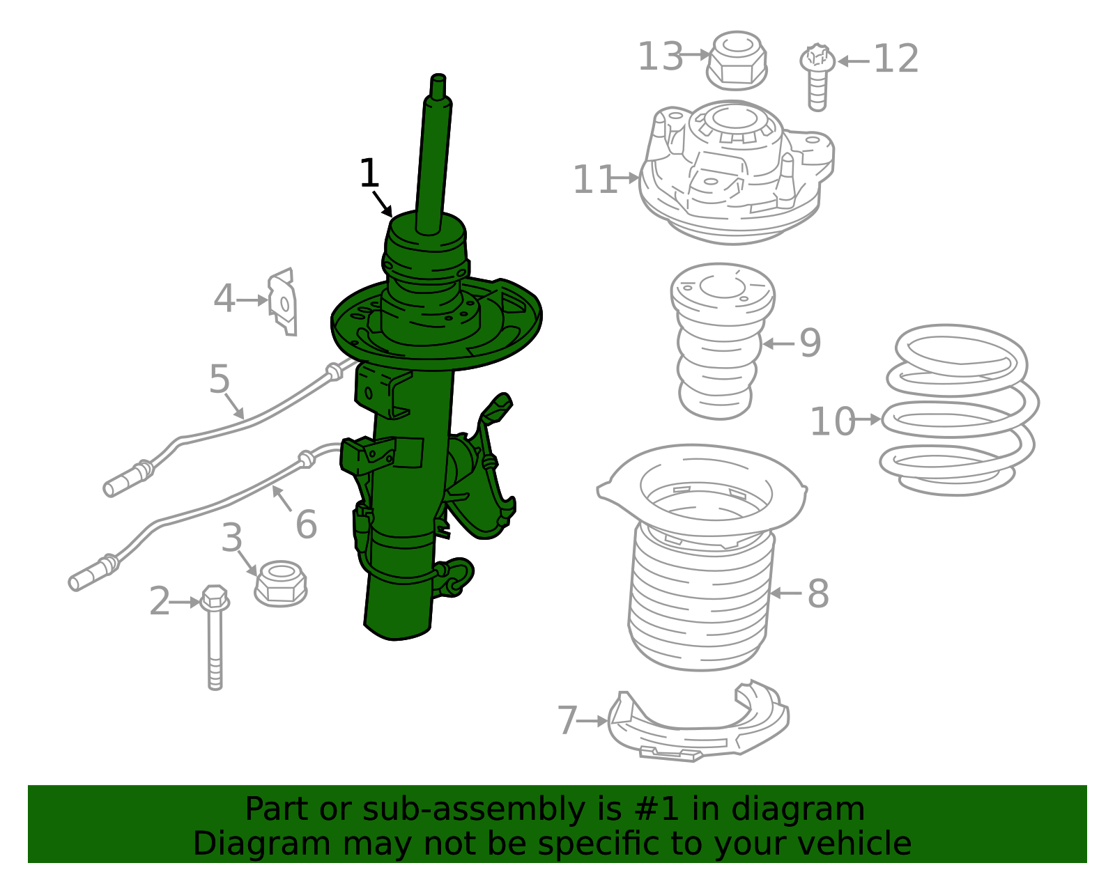 37-10-6-887-157 - Strut Assembly 2018-2025 BMW | BMWPartsDirect.com