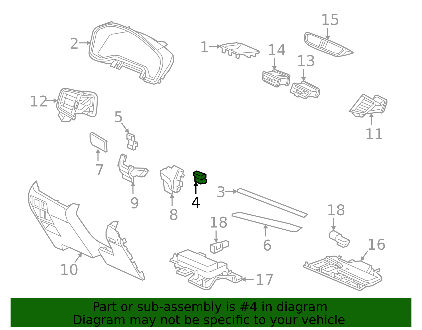 77226-TLA-A01ZA - Trim Molding 2017-2022 Honda CR-V | Honda Parts Online