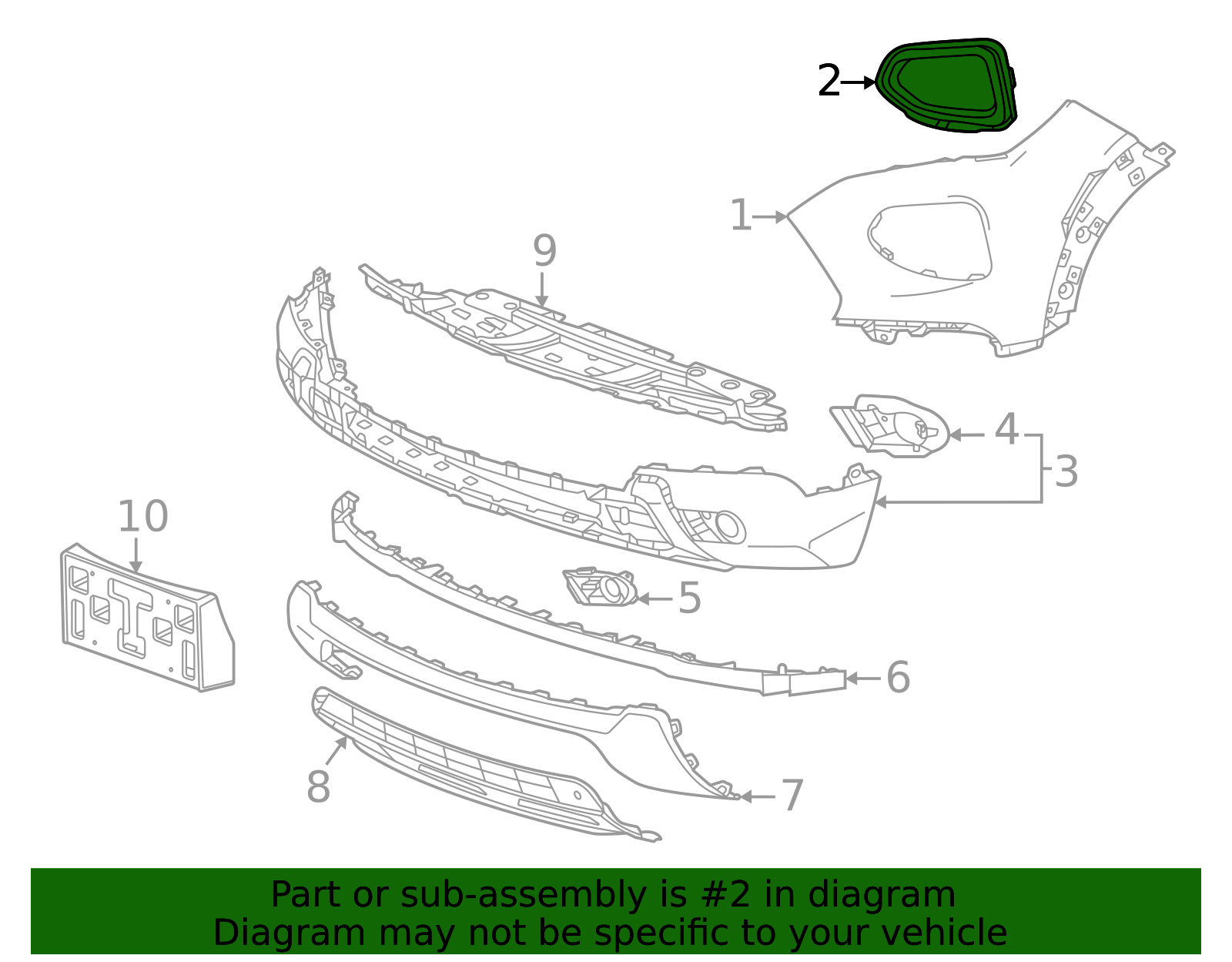 2021-2023 Chevrolet Trailblazer (Replaces 42751682) Front Passenger ...