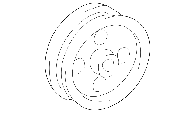44311-07020 - Pulley 1995-2004 Toyota | Toyota San Diego Parts