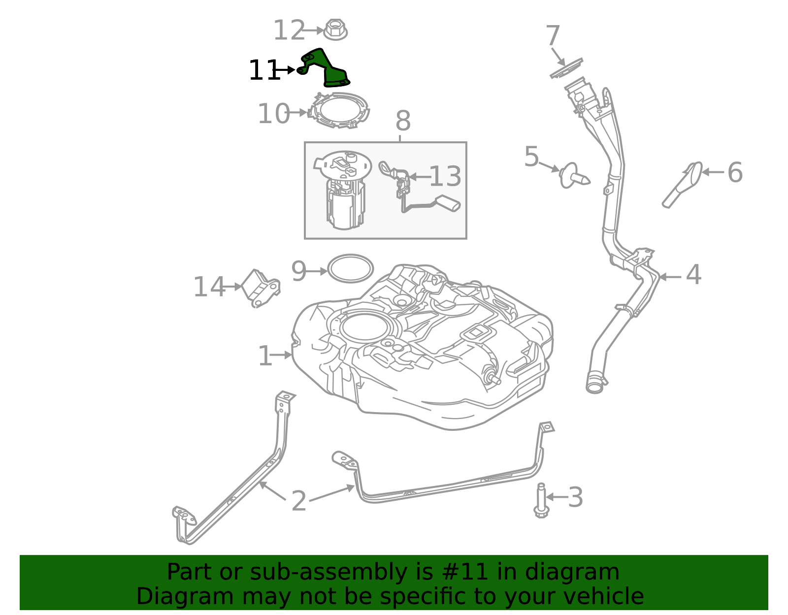 Fuel Pump Shield | BV6Z-9B007-A | Walls' Ford Parts