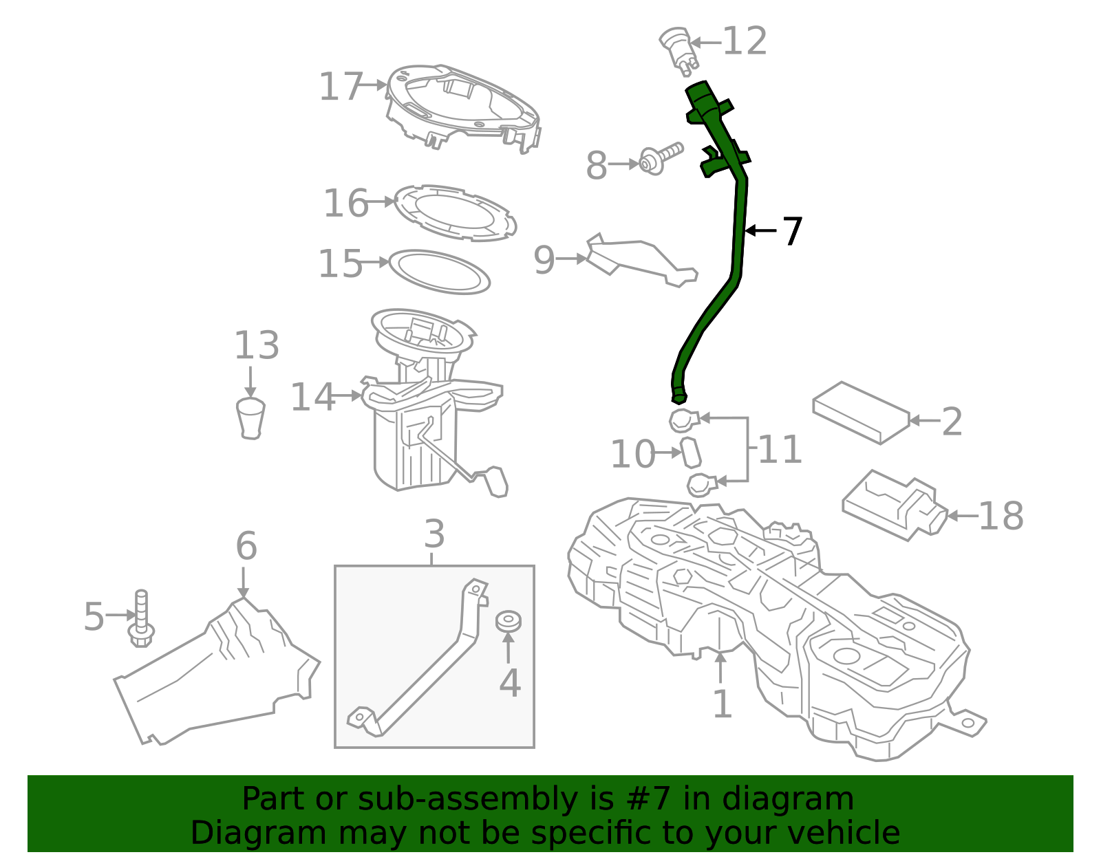 32312723 - 2019-2024 Volvo - Fuel Filler Neck | Volvo OEM Parts Direct