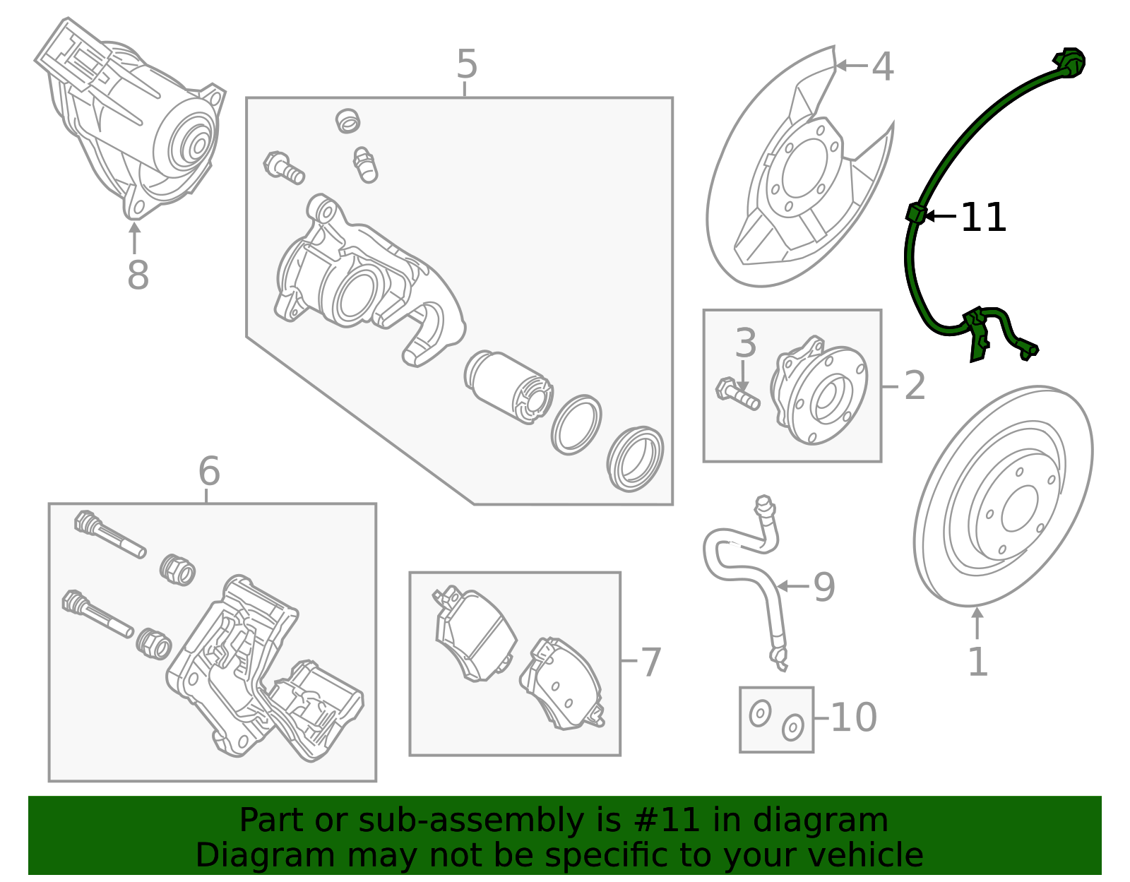 Mazda ABS Wheel Speed Sensor - Precise Brake Control - Part #BAAN-43 ...
