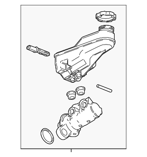 2016-2022 GM Master Cylinder 84927729 | NewGMParts.com