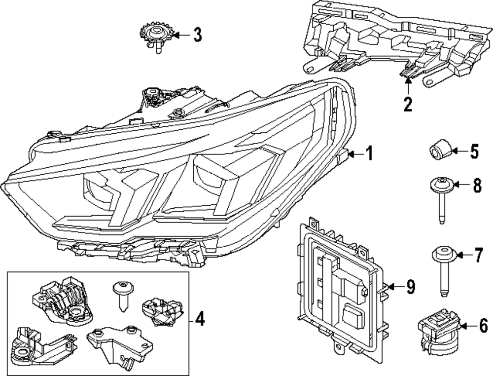 2024-2025 BMW X2 Headlamp Repair Kit 63-11-5-A98-B11 | BMW Parts Online Hub