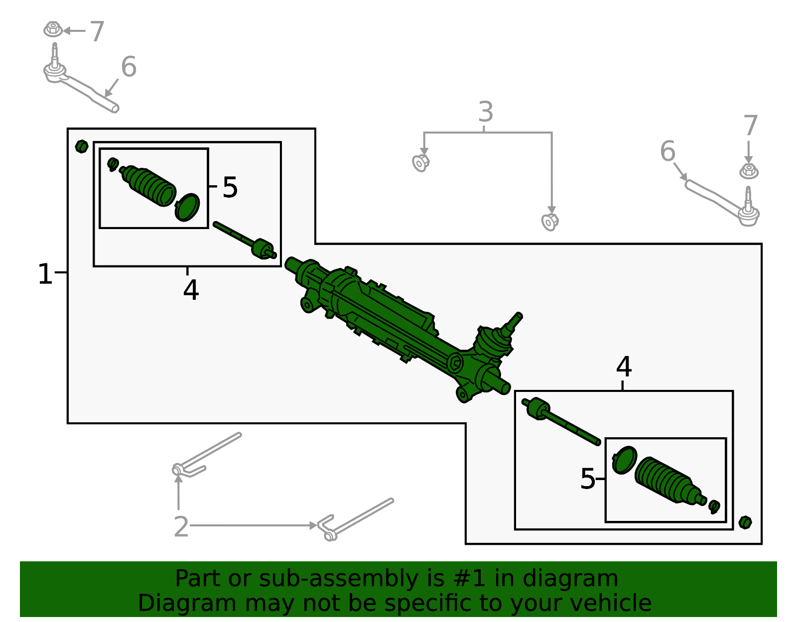 2020-2023 Ford Ranger | Gear Assembly | KB3Z-3504-B | Walls' Ford Parts