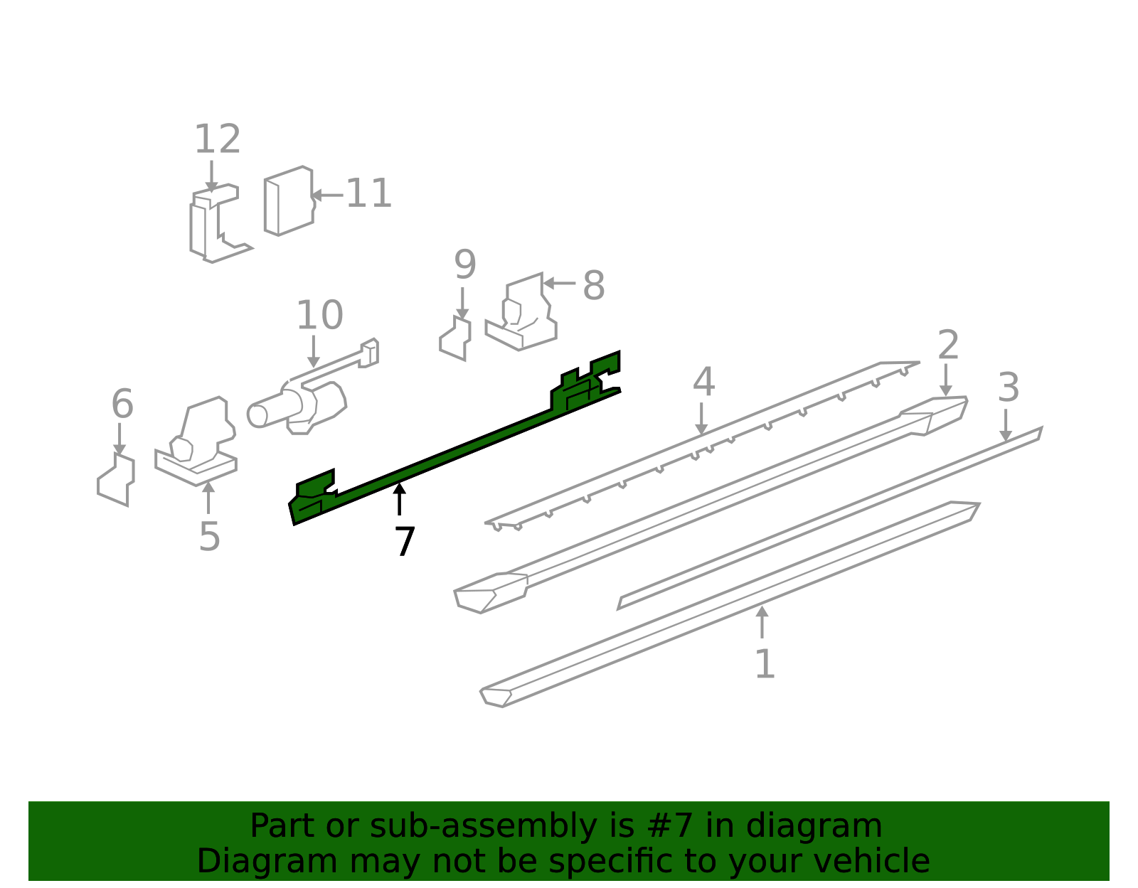 23459415 - Step Bar Assembly Bracket - 2007-2020 GM | Findlay Auto Parts
