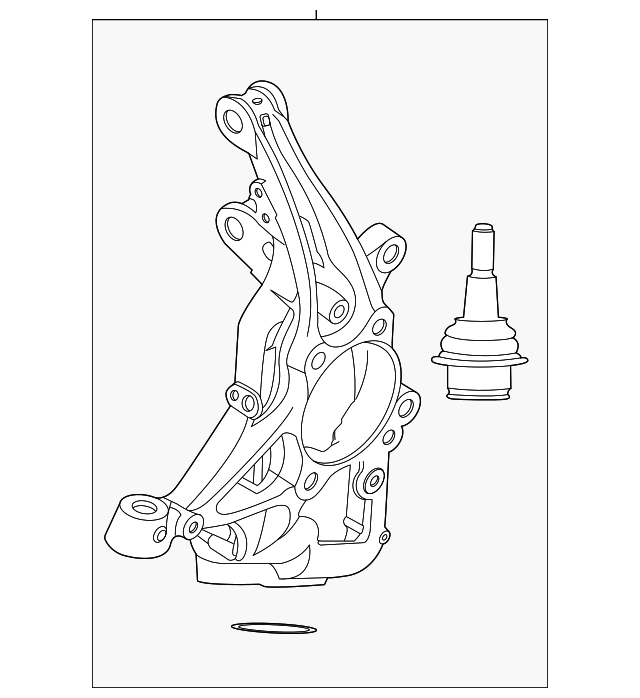 2020-2025 Ford | Motorcraft™ Knuckle | MEF-537 | Walls' Ford Parts