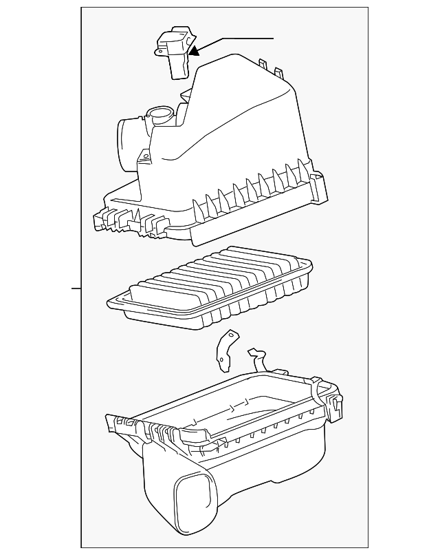 2009-2019 Toyota Air Cleaner Assembly 17700-0T043 | Toyota Parts Center