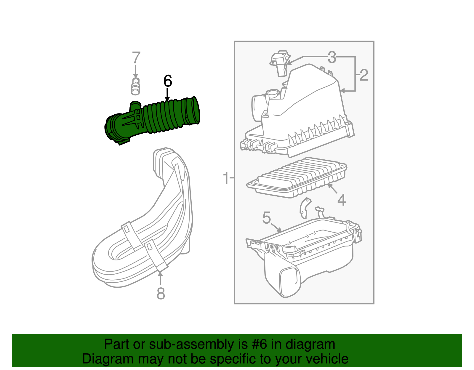 17753-0T030 - Inlet Duct - 2019-2022 Toyota Corolla | OEM Genuine ...