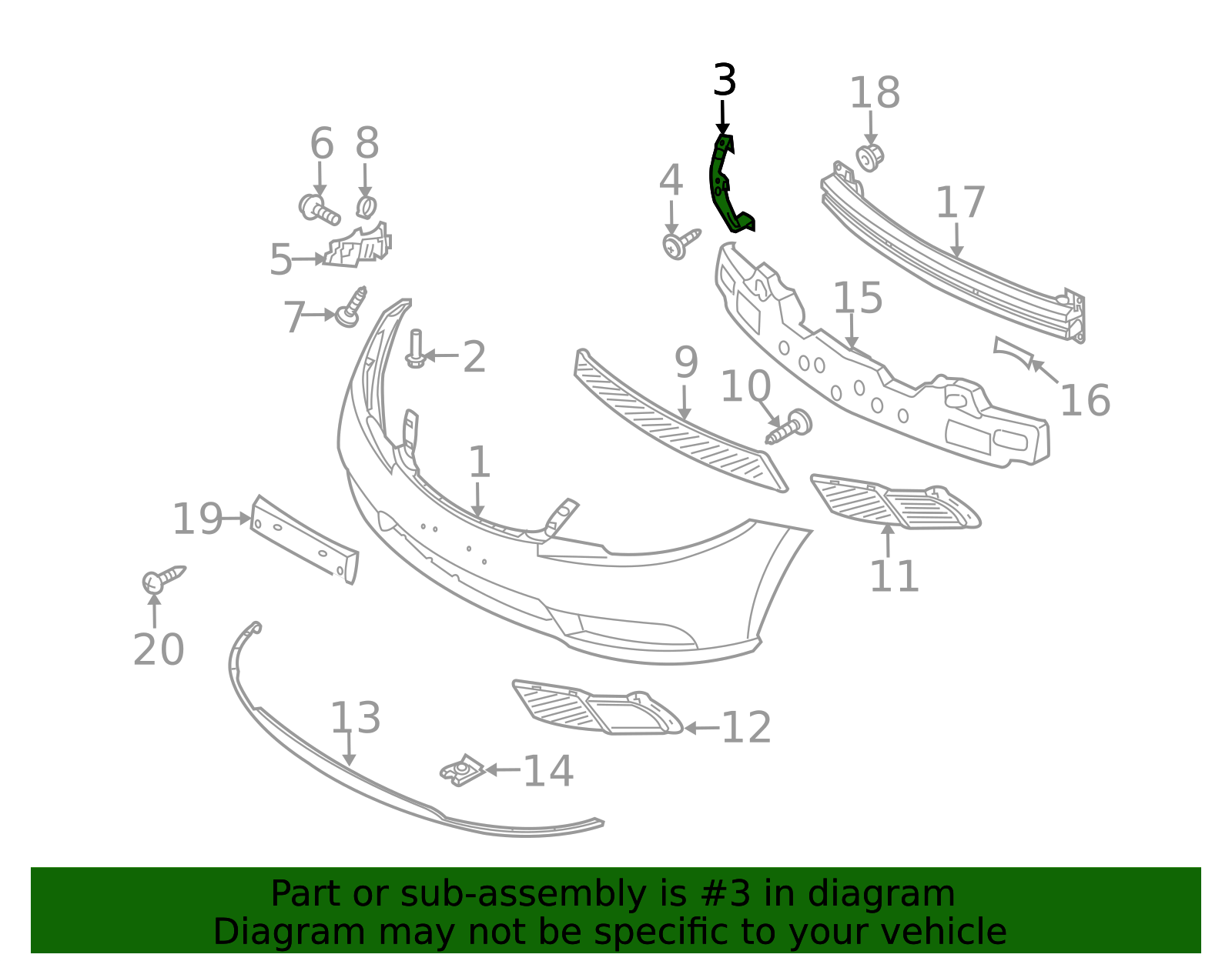 86517-1M000 - Upper Retainer 2010-2013 Kia | Kia.Parts Store