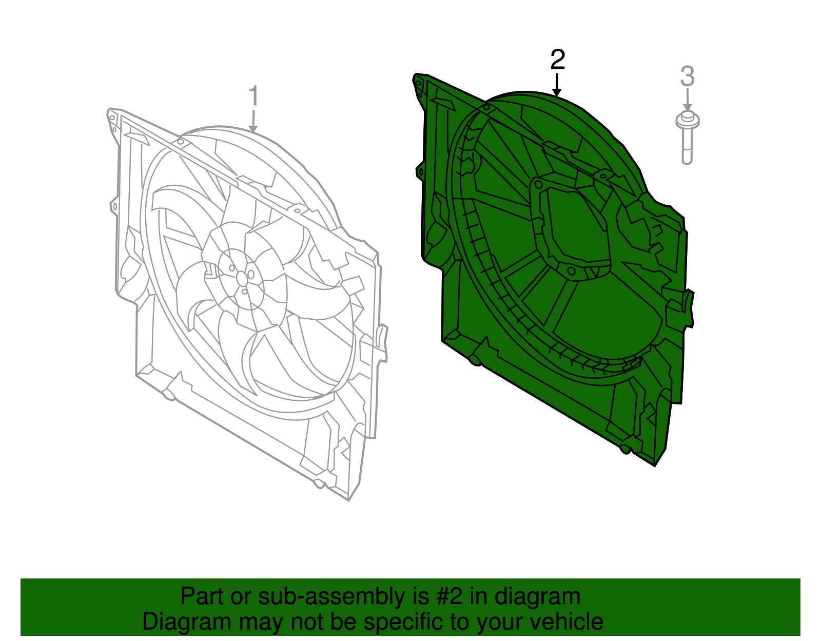 17-42-8-487-641 - Fan Shroud 2018-2024 BMW | BMWPartsDirect.com