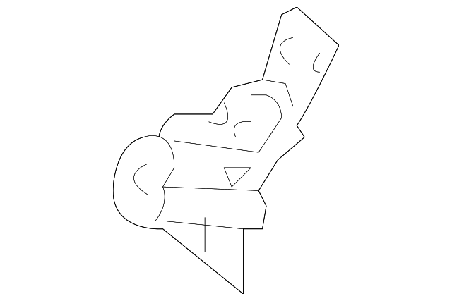 84716-2E000 - Instrument Panel Bracket - 2005-2009 Hyundai Tucson ...