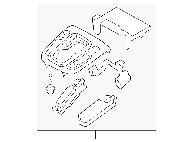 Genuine Shift Panel for 2022-2023 Hyundai | Part# 84650-I3010-MPP ...