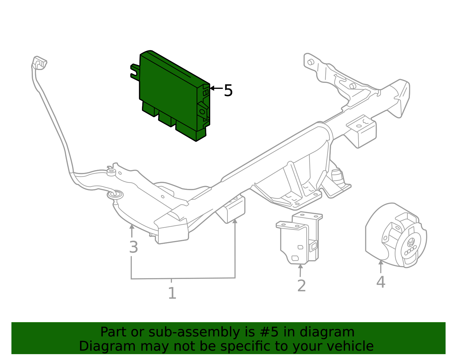 5H0-907-383-A - 2021-2023 Volkswagen ID.4 - Control Module | World VW Parts