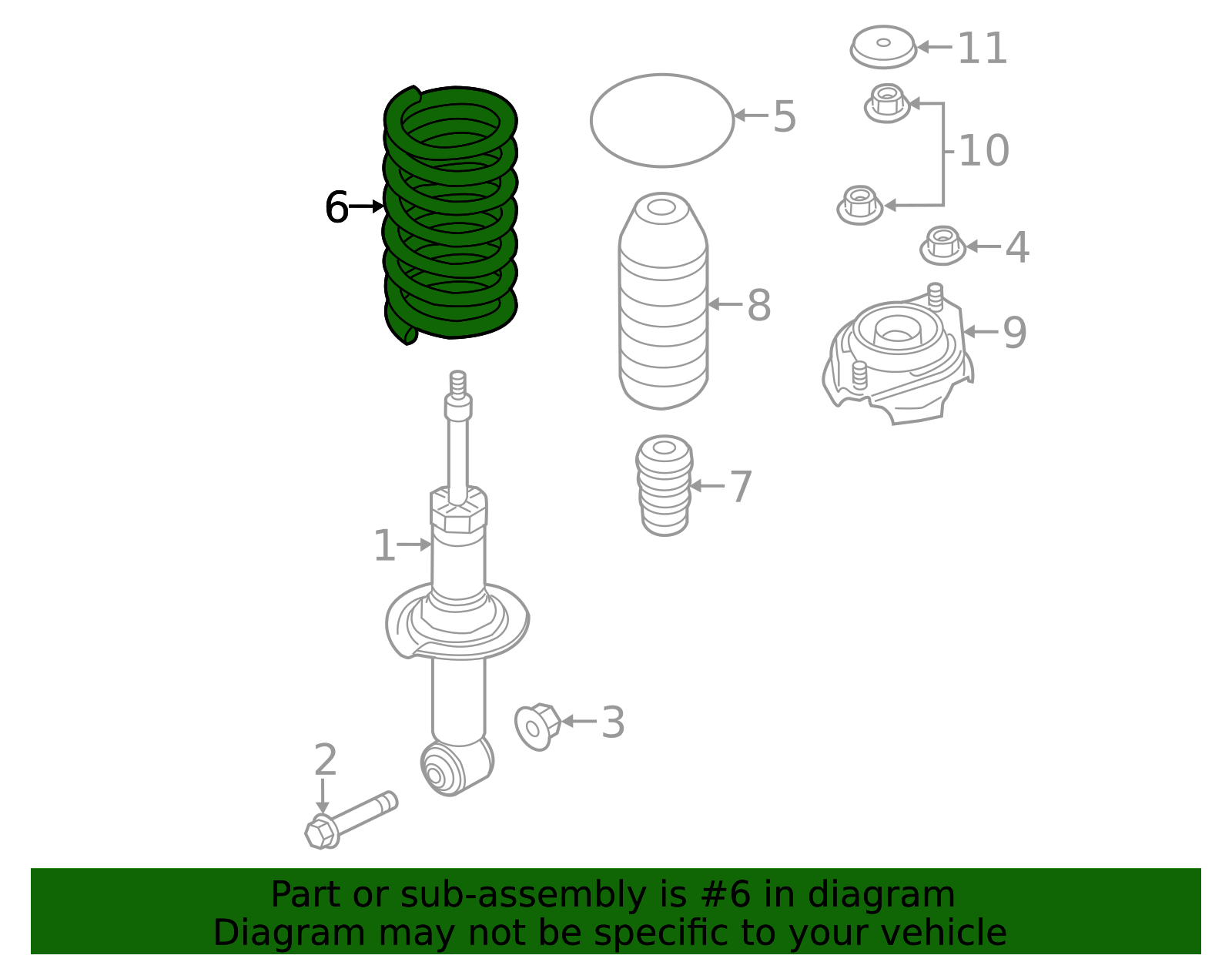 20380SG001 - High-Quality Coil Spring Adjuster for 2014-2016 Subaru ...