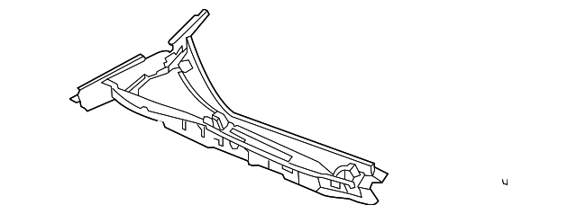 2013-2017 Honda Accord Cowl Vent Panel 74219-T2F-A00 | Honda Factory Parts