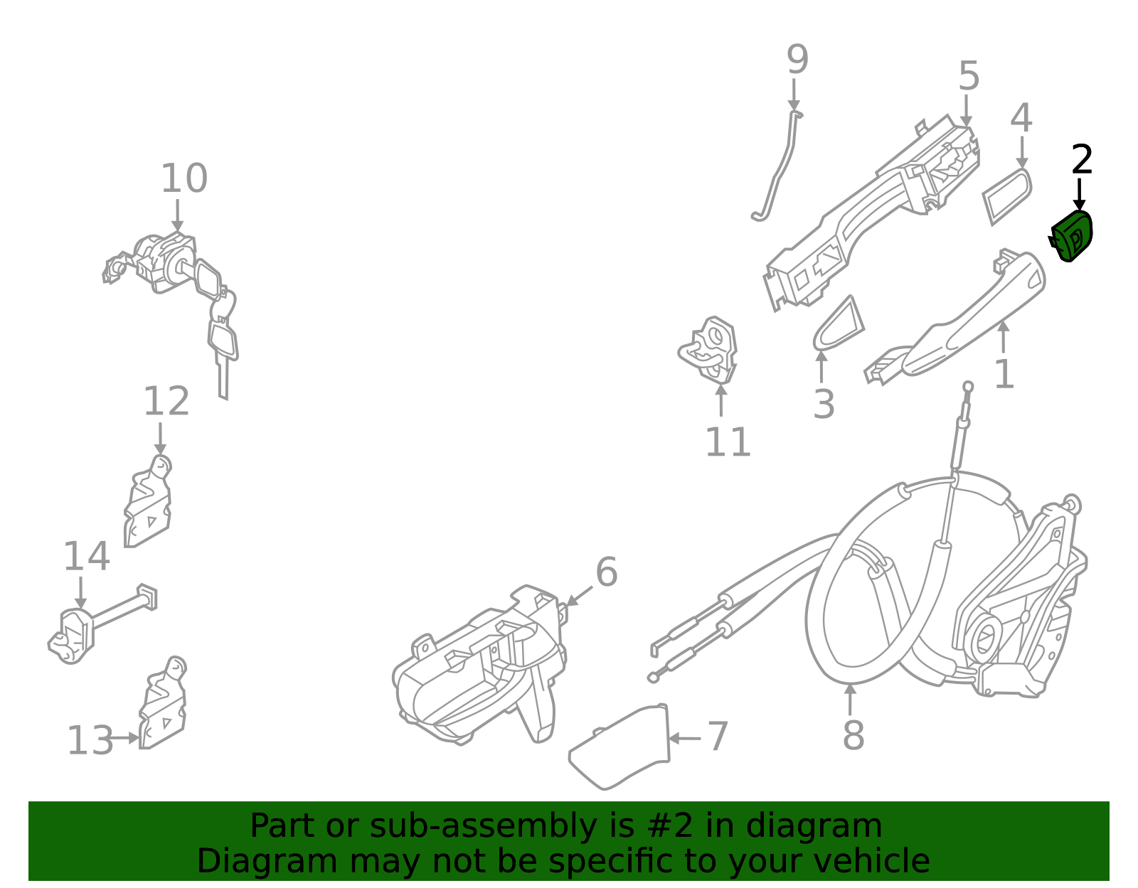 2021-2022 Nissan Rogue Escutcheon 80645-6RA0B | TascaParts.com