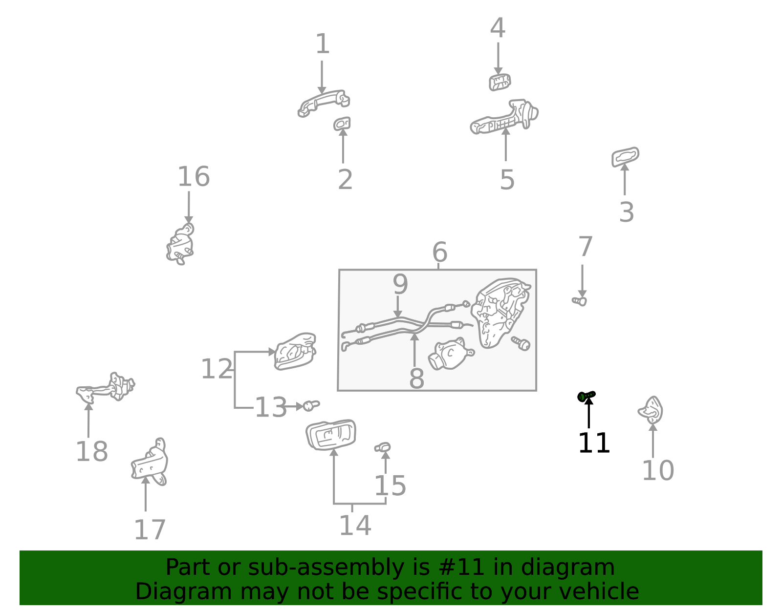 2001-2024 Toyota Engine Intake Manifold Bolt 90148-A0007 | Toyota Parts ...