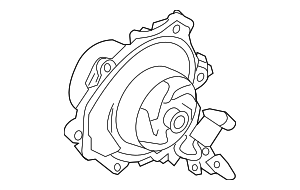 Genuine OEM Water Pump Assembly Part# JDE40573 Fits 2018-2021 Jaguar ...