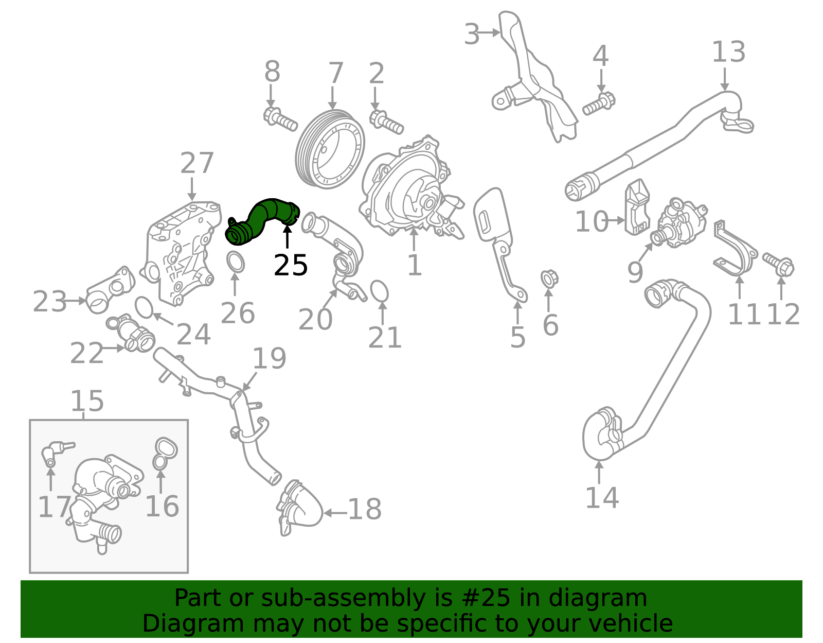 J9C1664 - Inlet Tube 2018-2023 Jaguar E-Pace | Haper Jaguar Parts